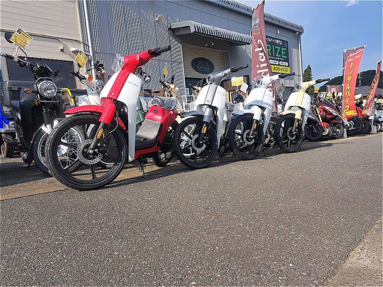 HONDA CUB-e大量入荷！！ | バイクショップRIZE[ライズ] 福岡市西区 九大伊都キャンパス向かって左